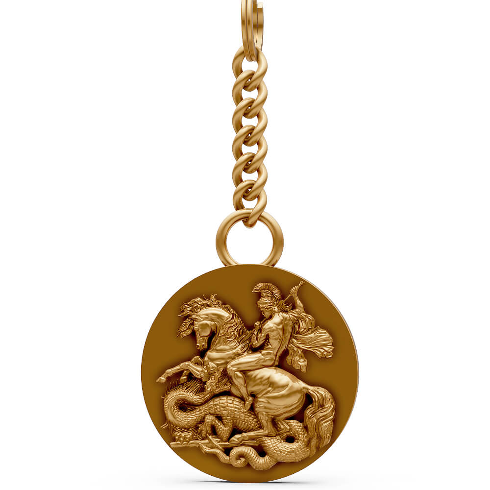 Saint George Key Holder - 3D Model by ZaraHM