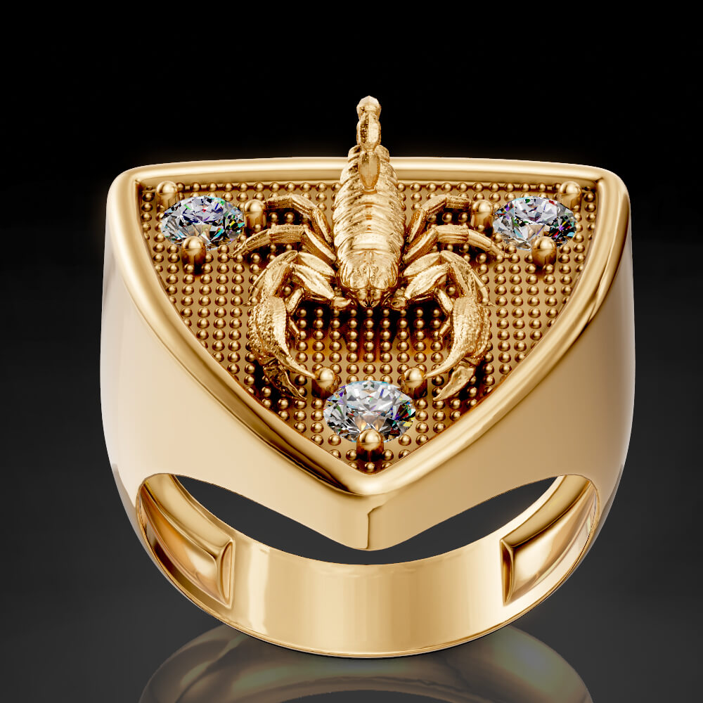 Scorpion Ring - 3D Model by ZaraHM