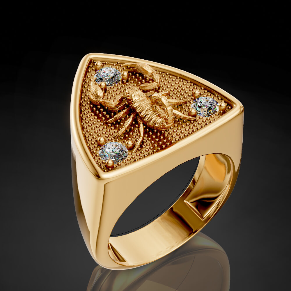 Scorpion Ring - 3D Model by ZaraHM