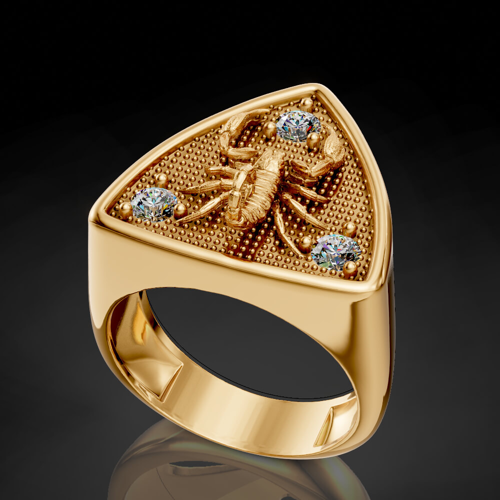 Scorpion Ring - 3D Model by ZaraHM