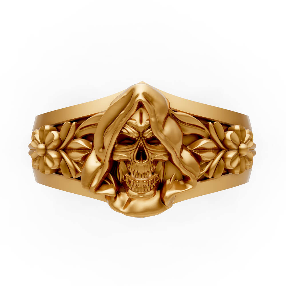 Skull Man Ring - 3D Model by ZaraHM