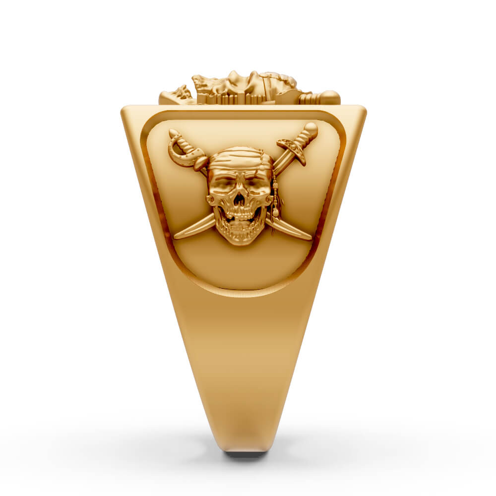 Skull Pirate Ring - 3D Model by ZaraHM