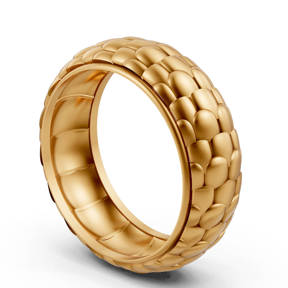 Snake Scale Ring - 3D Model by ZaraHM