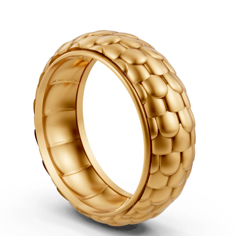 Snake Scale Ring - 3D Model by ZaraHM