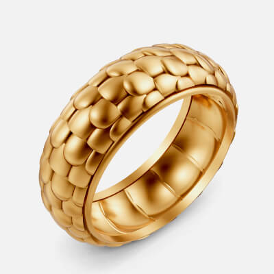 Snake Scale Ring - 3D Model by ZaraHM