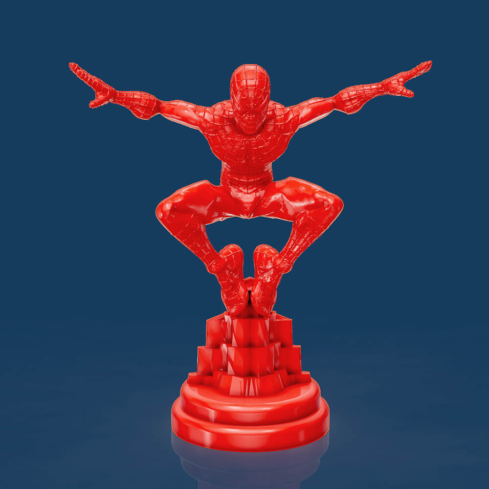 Spider Man Statue - Free 3D Model by ZaraHM