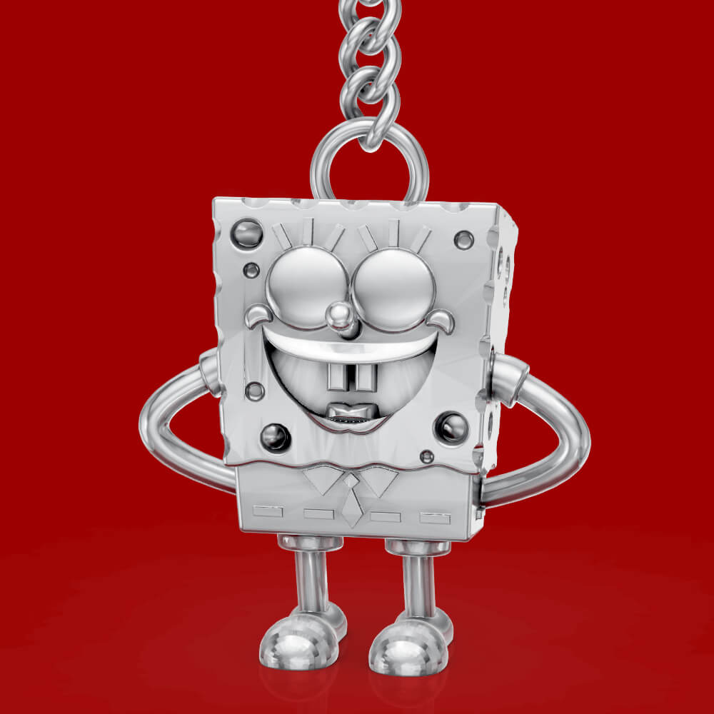 Sponge Bob Key Holder - 3D Model by ZaraHM
