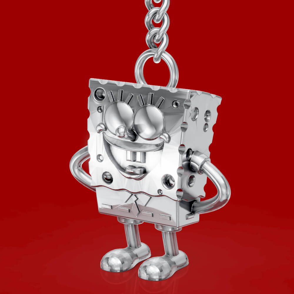 Sponge Bob Key Holder - 3D Model by ZaraHM