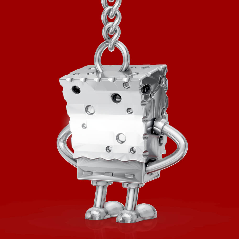 Sponge Bob Key Holder - 3D Model by ZaraHM