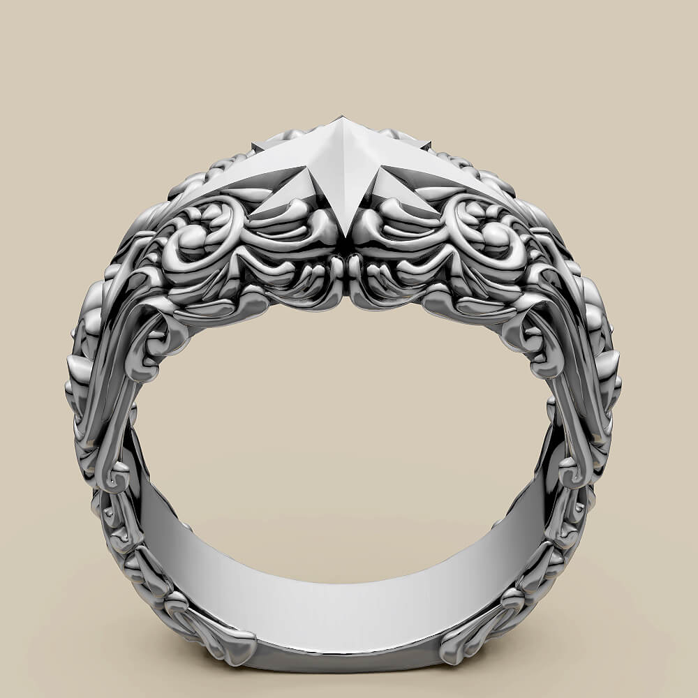 Star Man Ring - 3D Model by ZaraHM