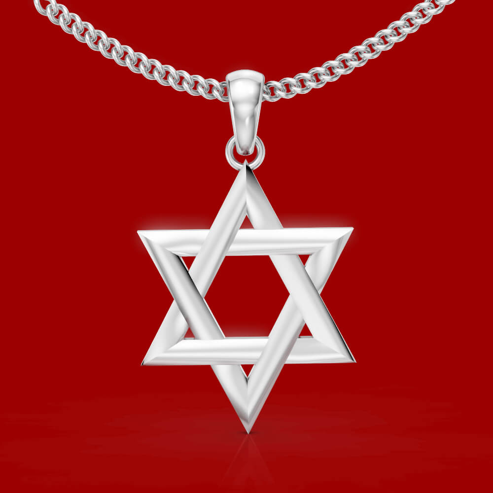 Star of David Pendant - 3D Model by ZaraHM