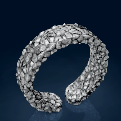 Stone Rock Ring - 3D Model by ZaraHM