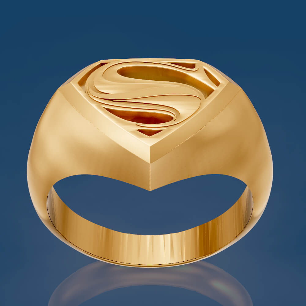 Superman Ring - 3D Model by ZaraHM