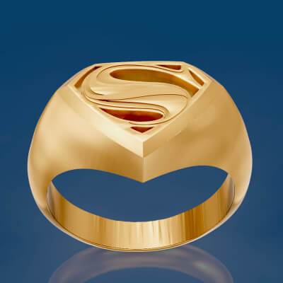 Superman Ring - 3D Model by ZaraHM