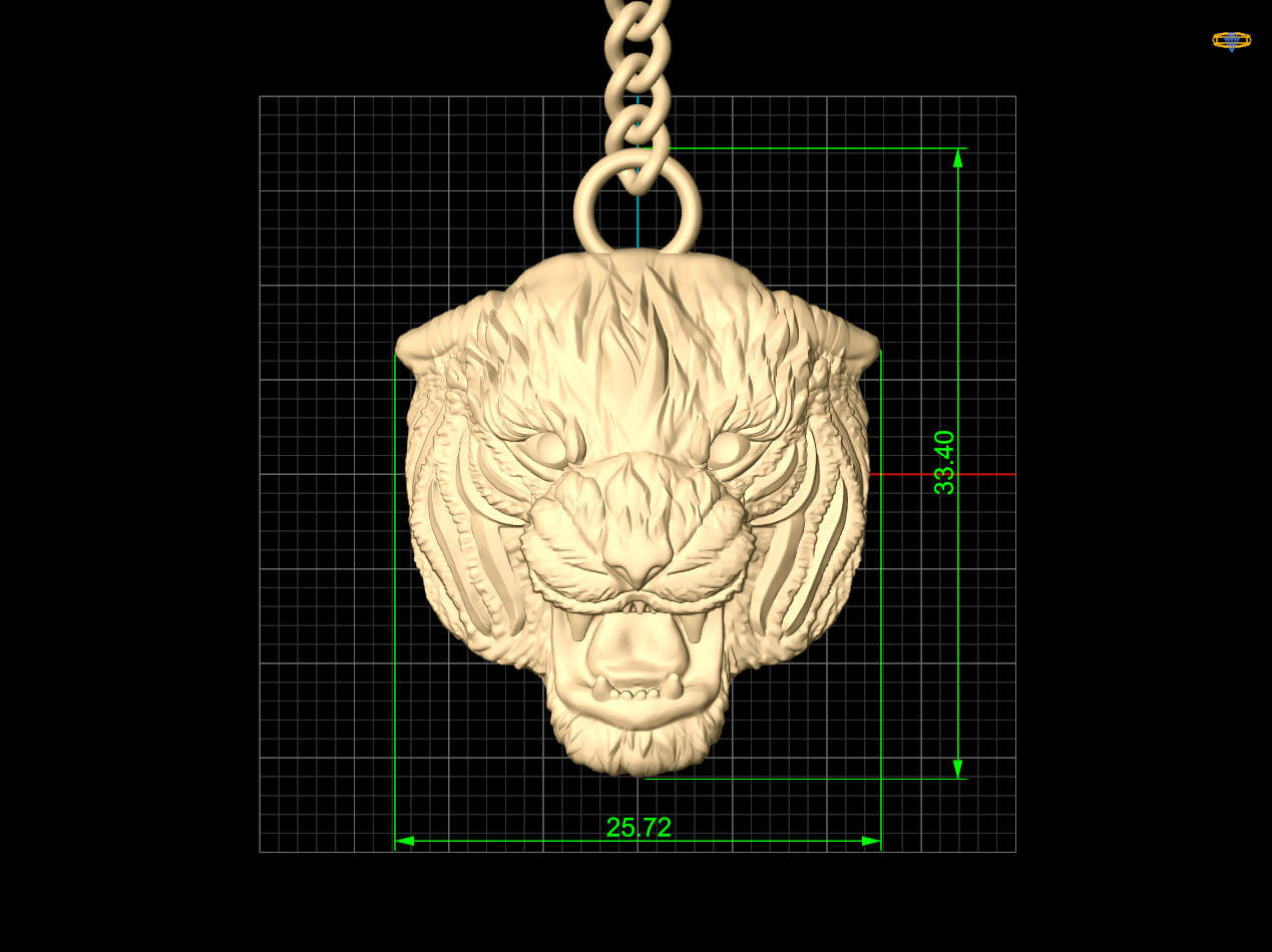 Tiger Key Holder - 3D Model by ZaraHM