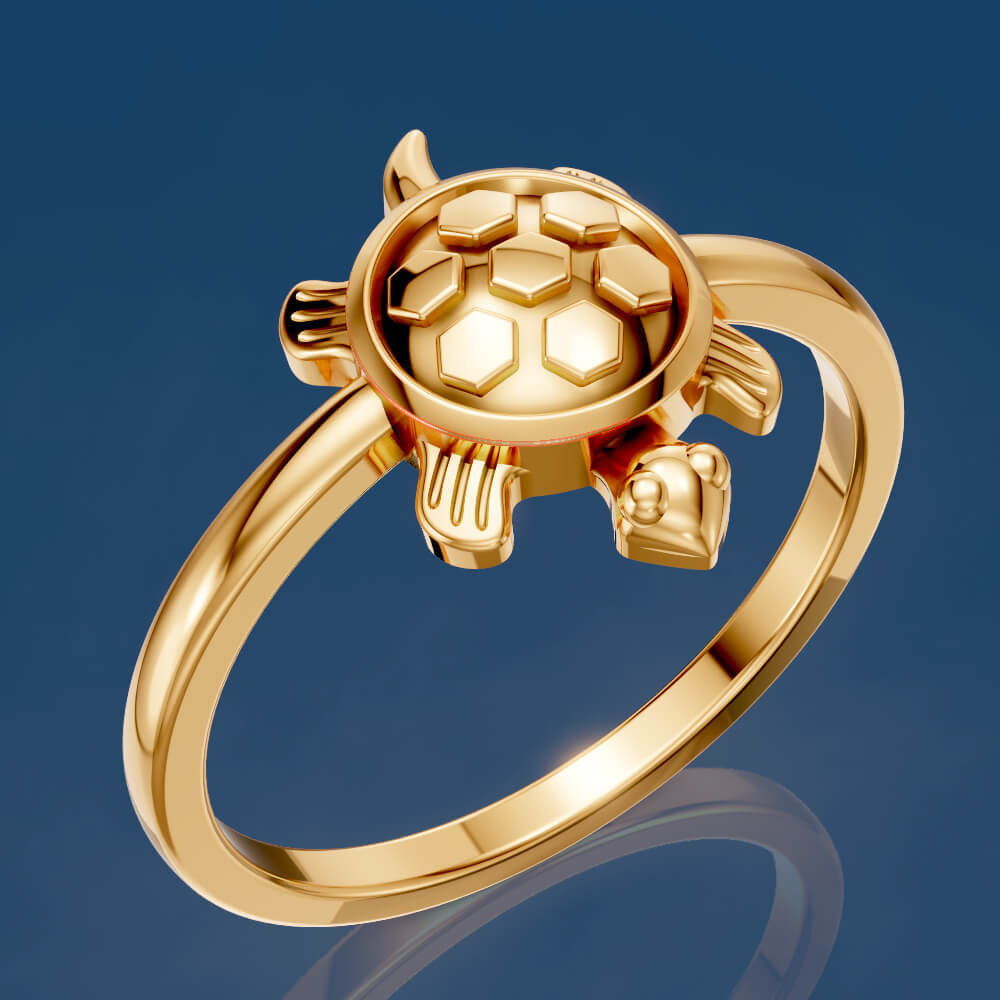 Turtle LUX Ring - 3D Model by ZaraHM