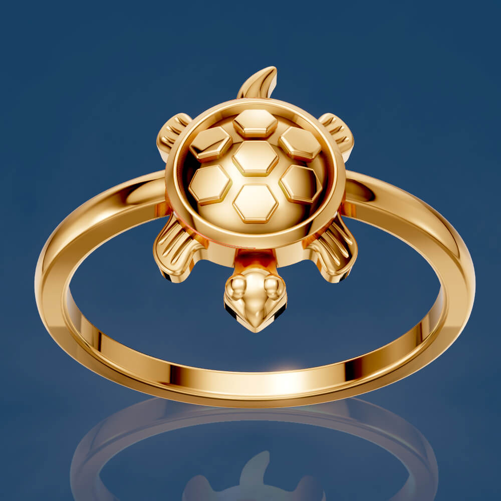 Turtle LUX Ring - 3D Model by ZaraHM