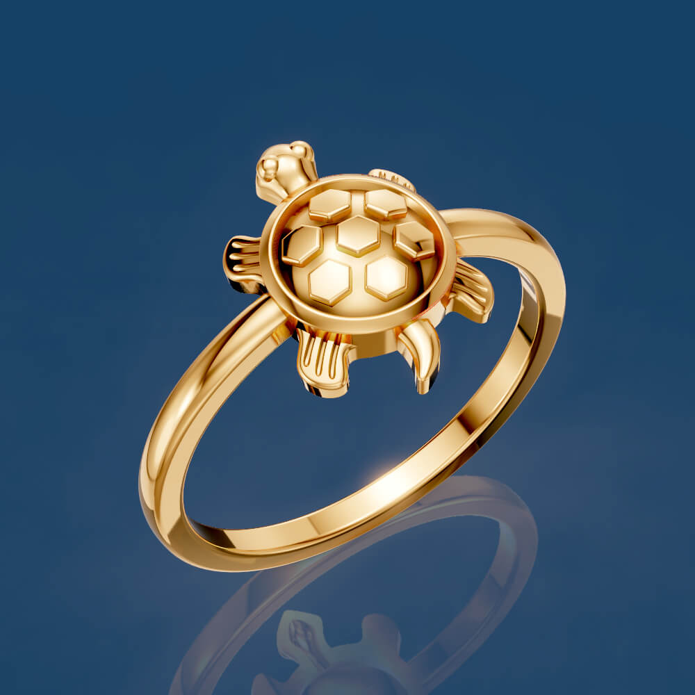 Turtle LUX Ring - 3D Model by ZaraHM