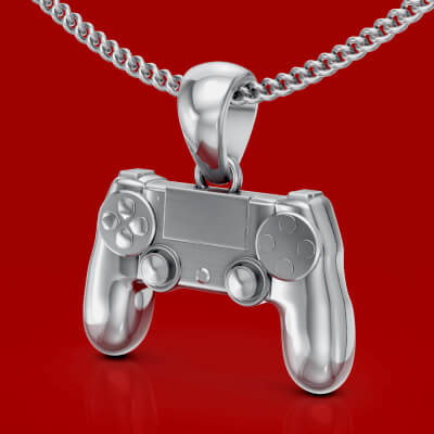 Video Game Controller Pendant - 3D Model by ZaraHM