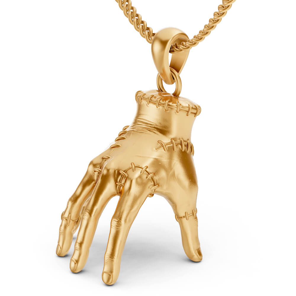 Wednesday Hand Pendant - 3D Model by ZaraHM