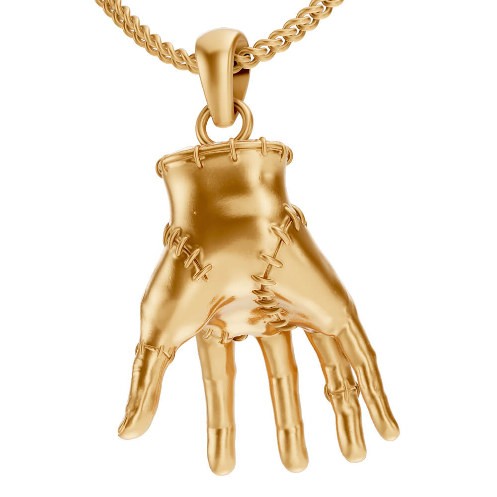 Wednesday Hand Pendant - 3D Model by ZaraHM