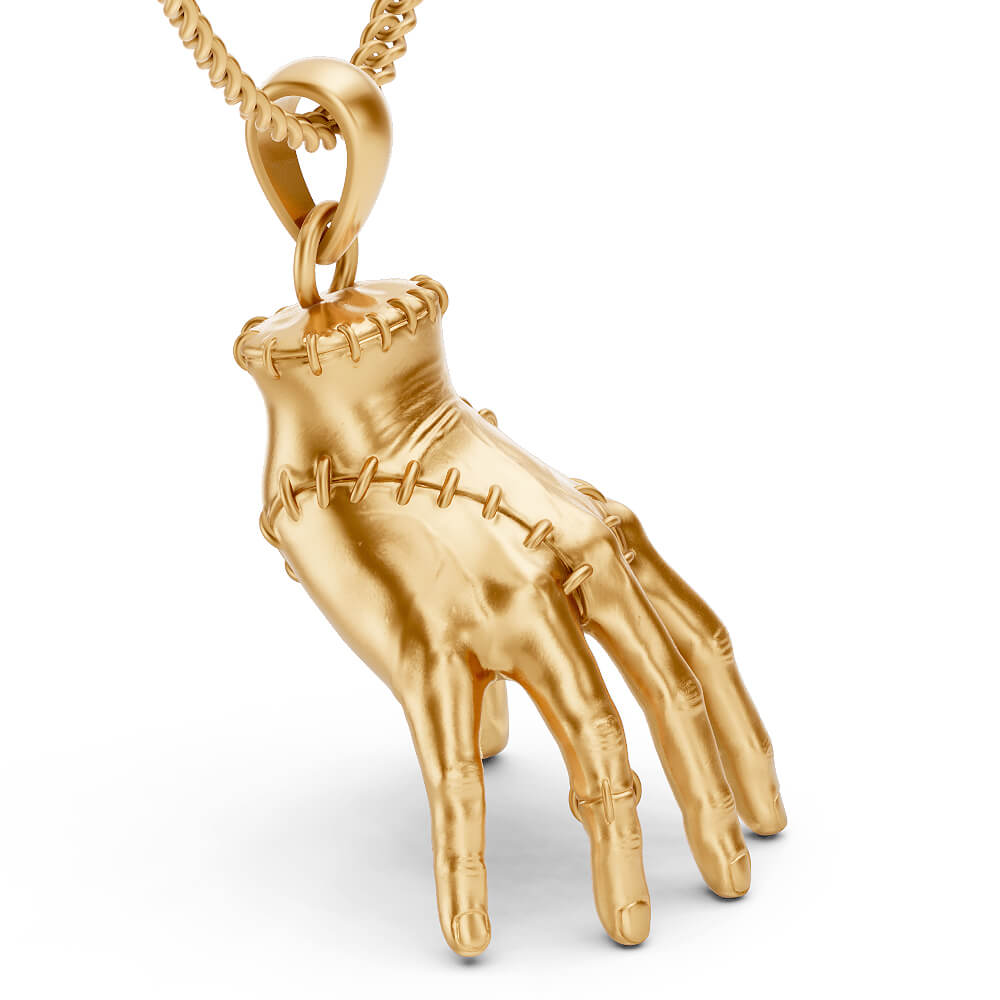 Wednesday Hand Pendant - 3D Model by ZaraHM