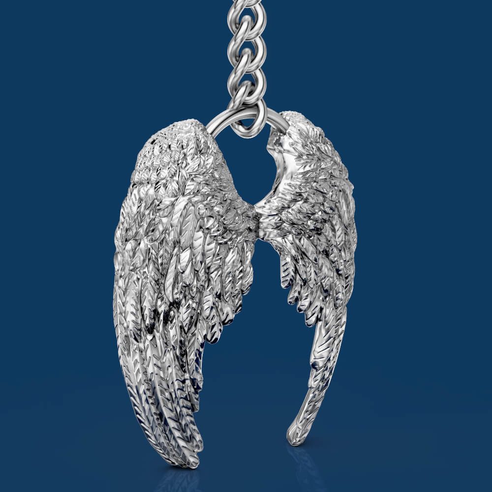 Wings Key Holder - 3D Model by ZaraHM