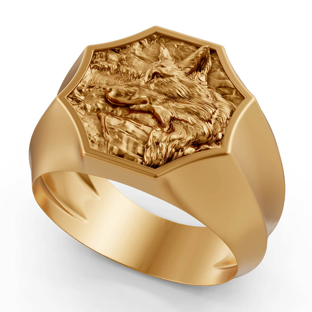 Wolf Man Ring - 3D Model by ZaraHM