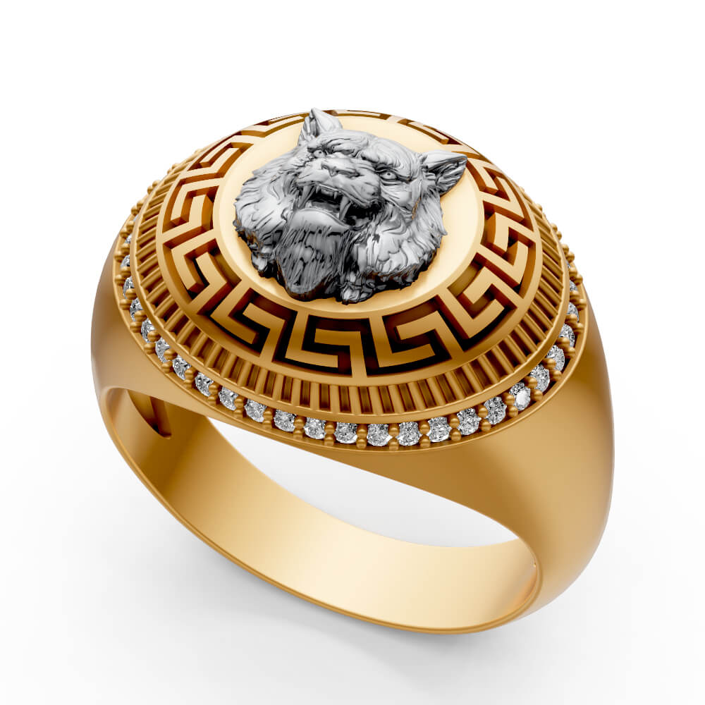 Wolf Man Ring - 3D Model by ZaraHM