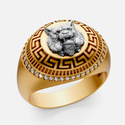 Wolf Man Ring - 3D Model by ZaraHM