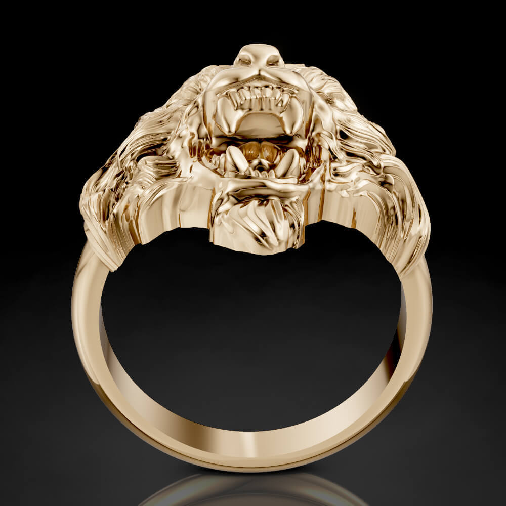 Wolf Man Ring - 3D Model by ZaraHM