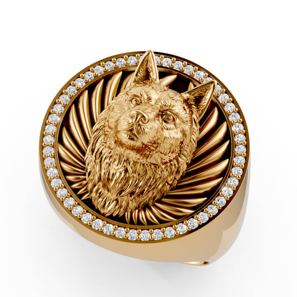 Wolf Man Ring - 3D Model by ZaraHM