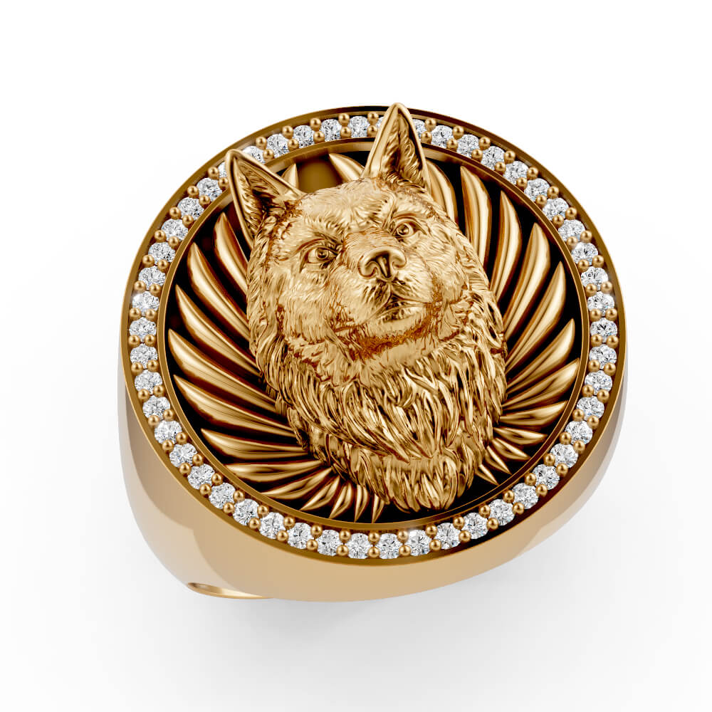 Wolf Man Ring - 3D Model by ZaraHM