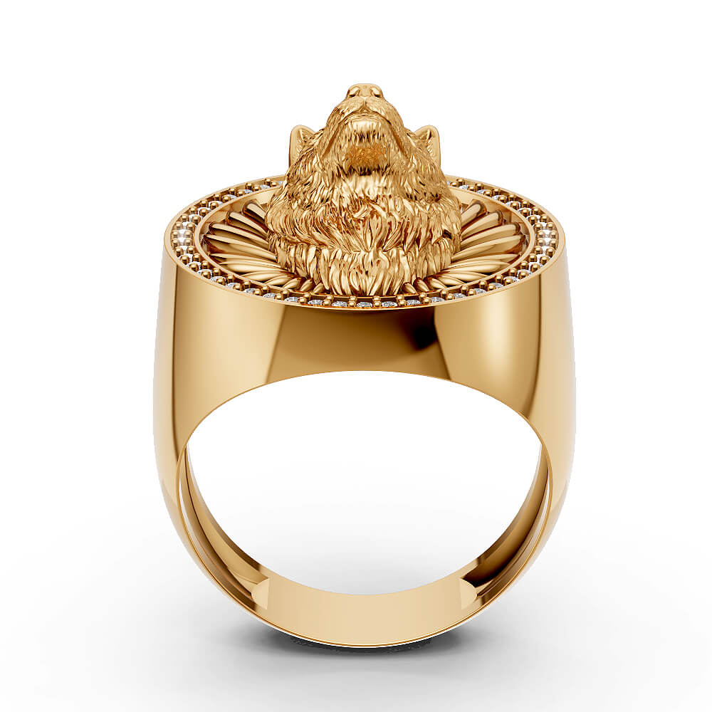 Wolf Man Ring - 3D Model by ZaraHM