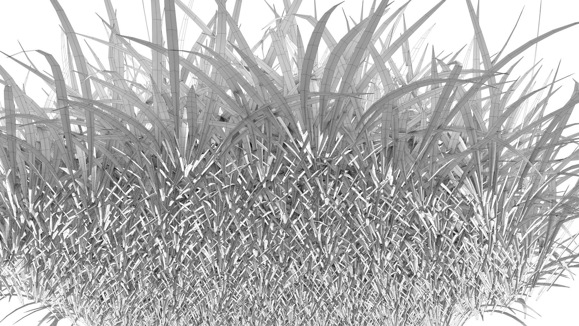 Realistic 3D Round Grass Model by zaroon