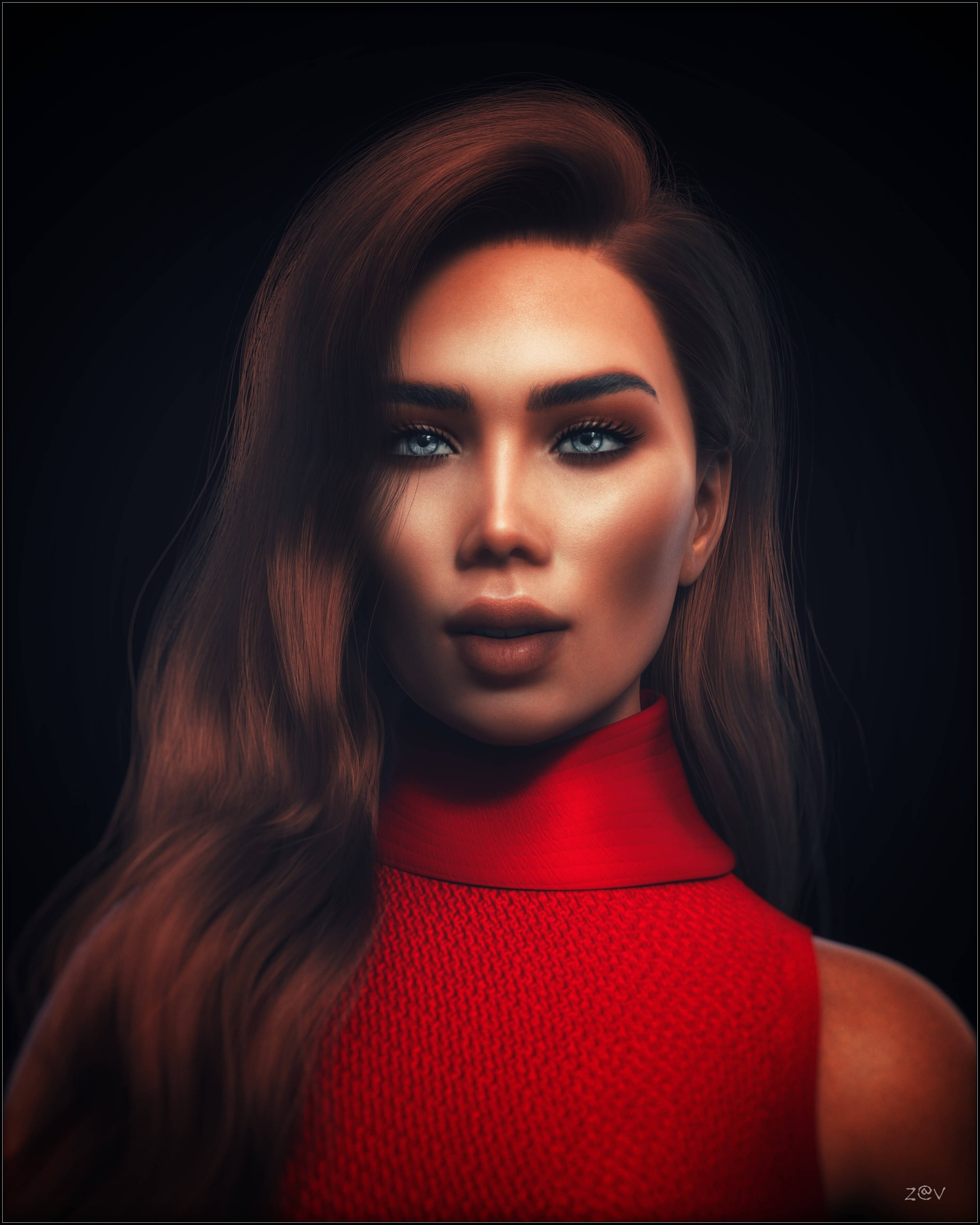 Alex 3D Render, Digital Art by Zavciu