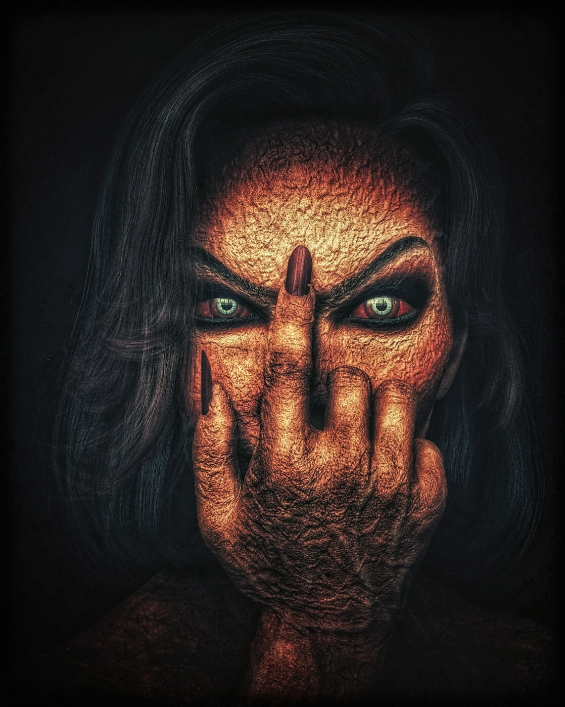 Beautiful nightmare 3D Render, Digital Art by Zavciu