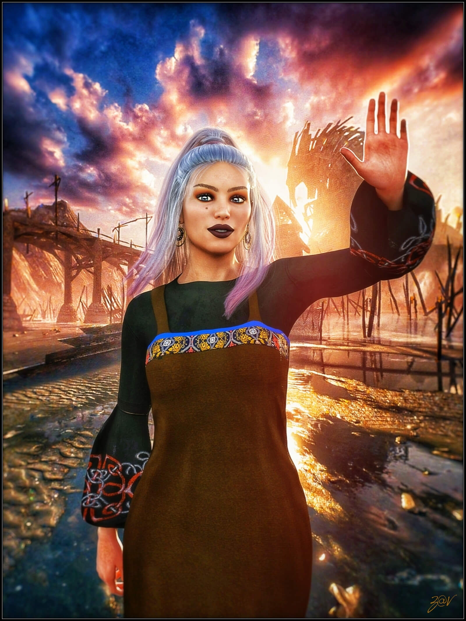 Welcome to Valhalla... 3D Render, Digital Art by Zavciu