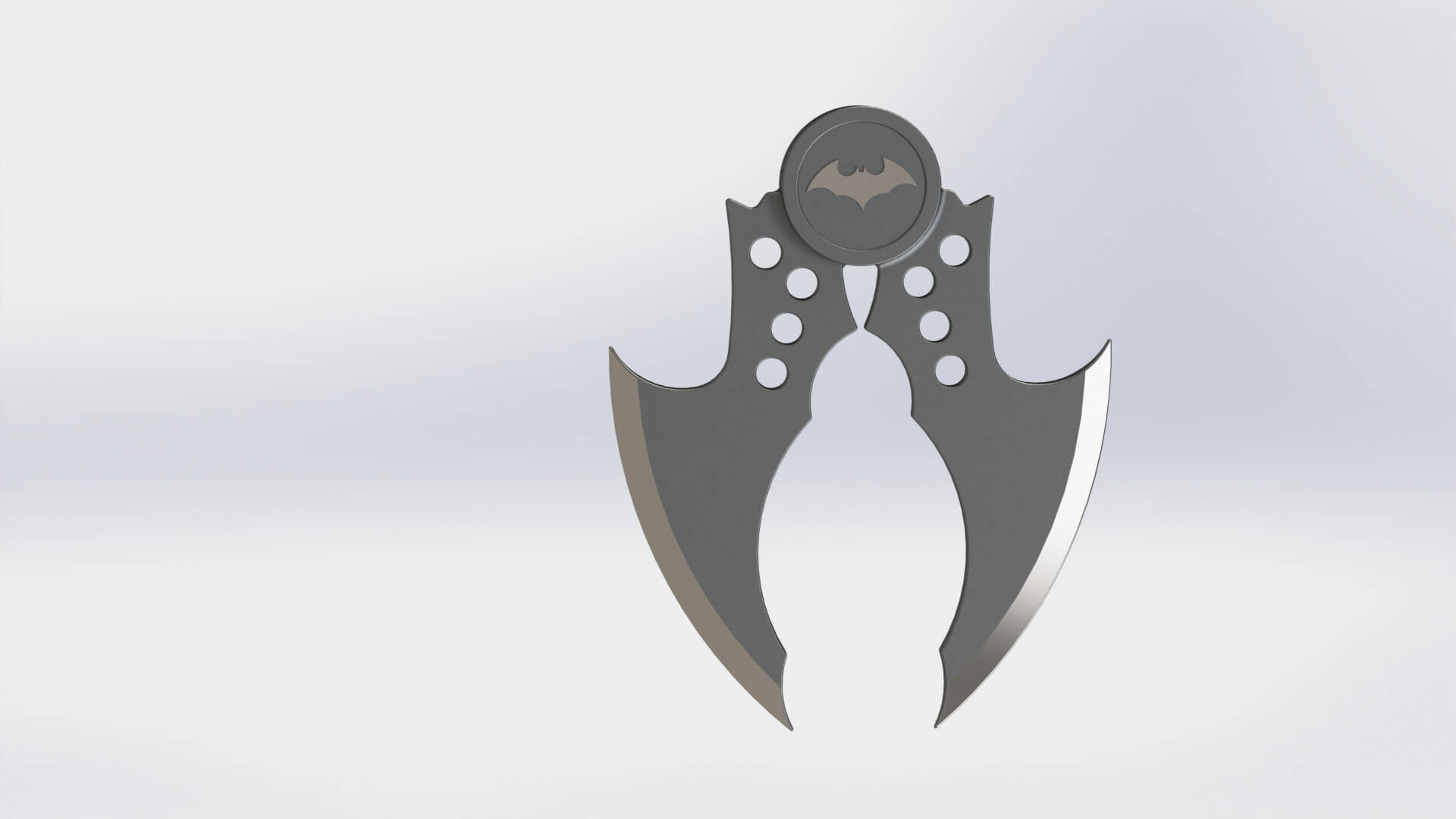 Batarang Replica Batman Arkham Fan Art - 3D Model by zayuti