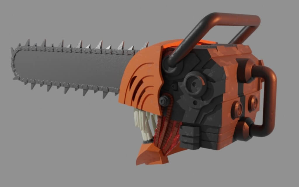 Chain Saw Man Mask Helmet Fan Art for Cosplay - 3D Model by zayuti