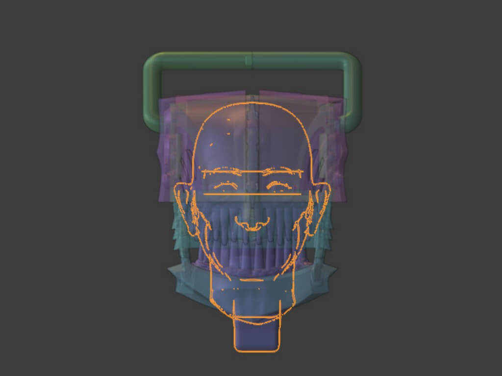 Chain Saw Man Mask Helmet Fan Art for Cosplay - 3D Model by zayuti