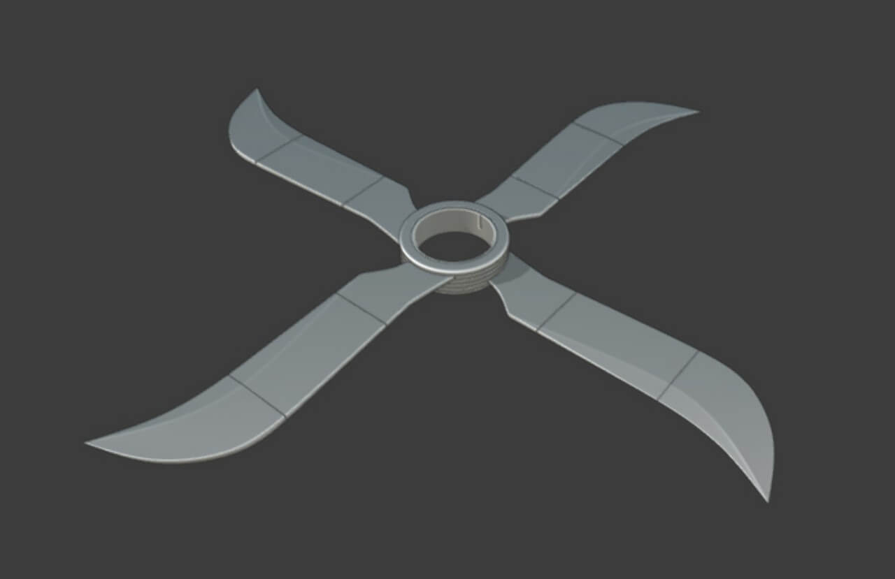 Real Demon Wind Shuriken