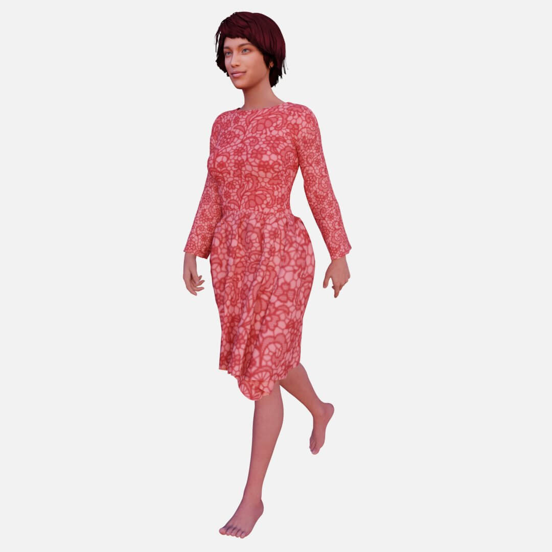 Background Female Character Set One - Daz Content by zcnaipowered