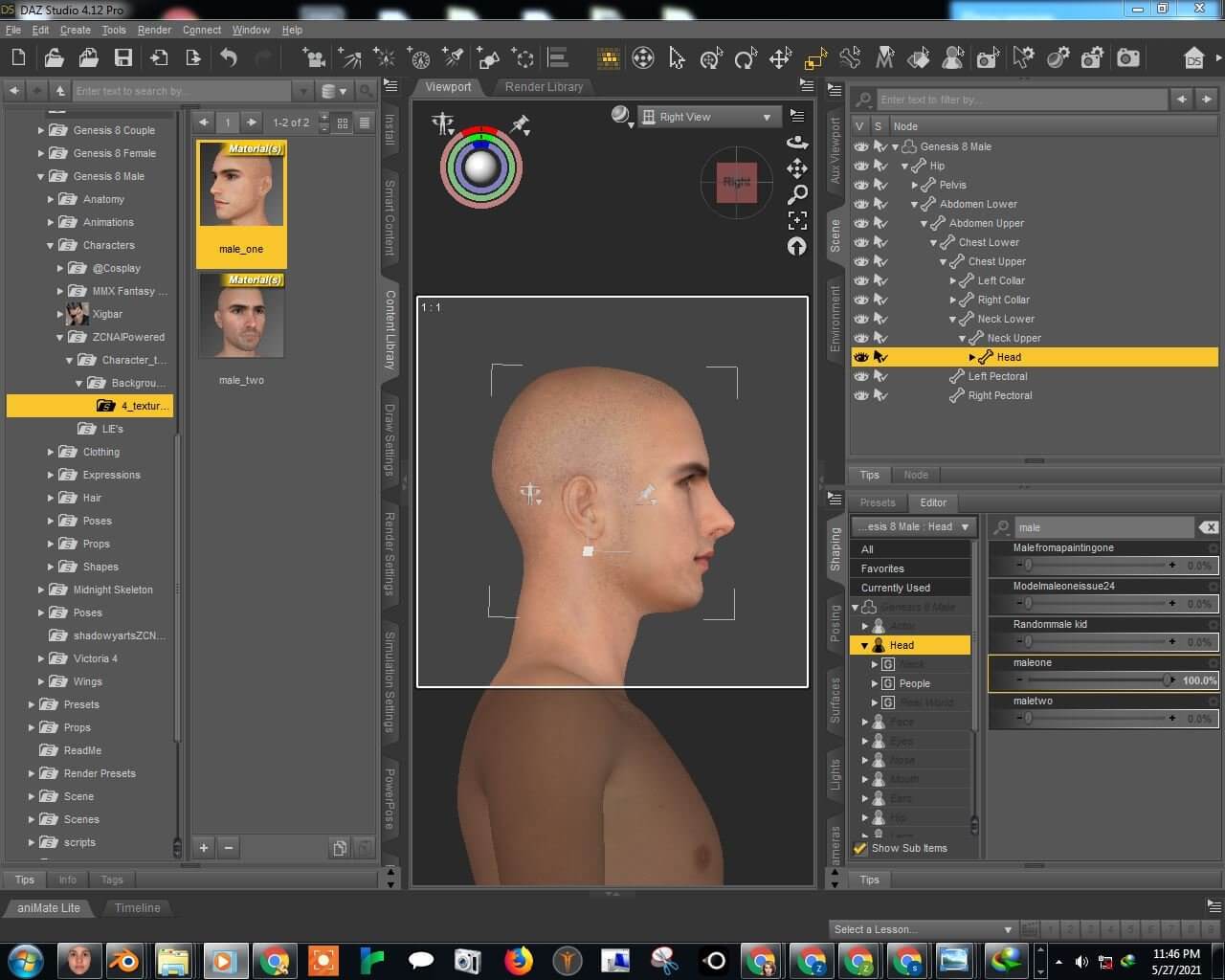 Background Character Set One - Daz Content by zcnaipowered