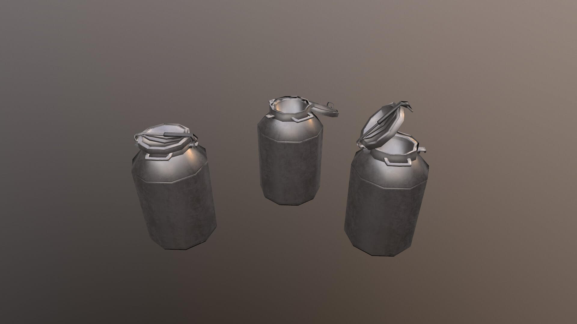 Barrel Pack - 3D Model by Zelad