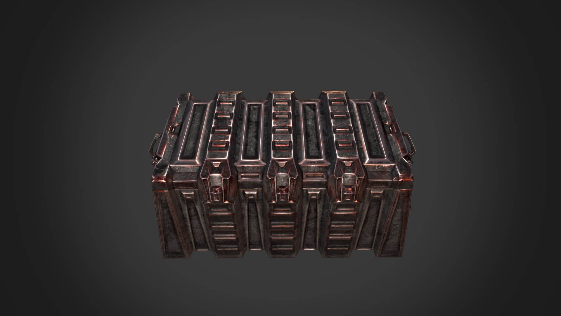 Crate Container Chest - 3D Model by Zelad
