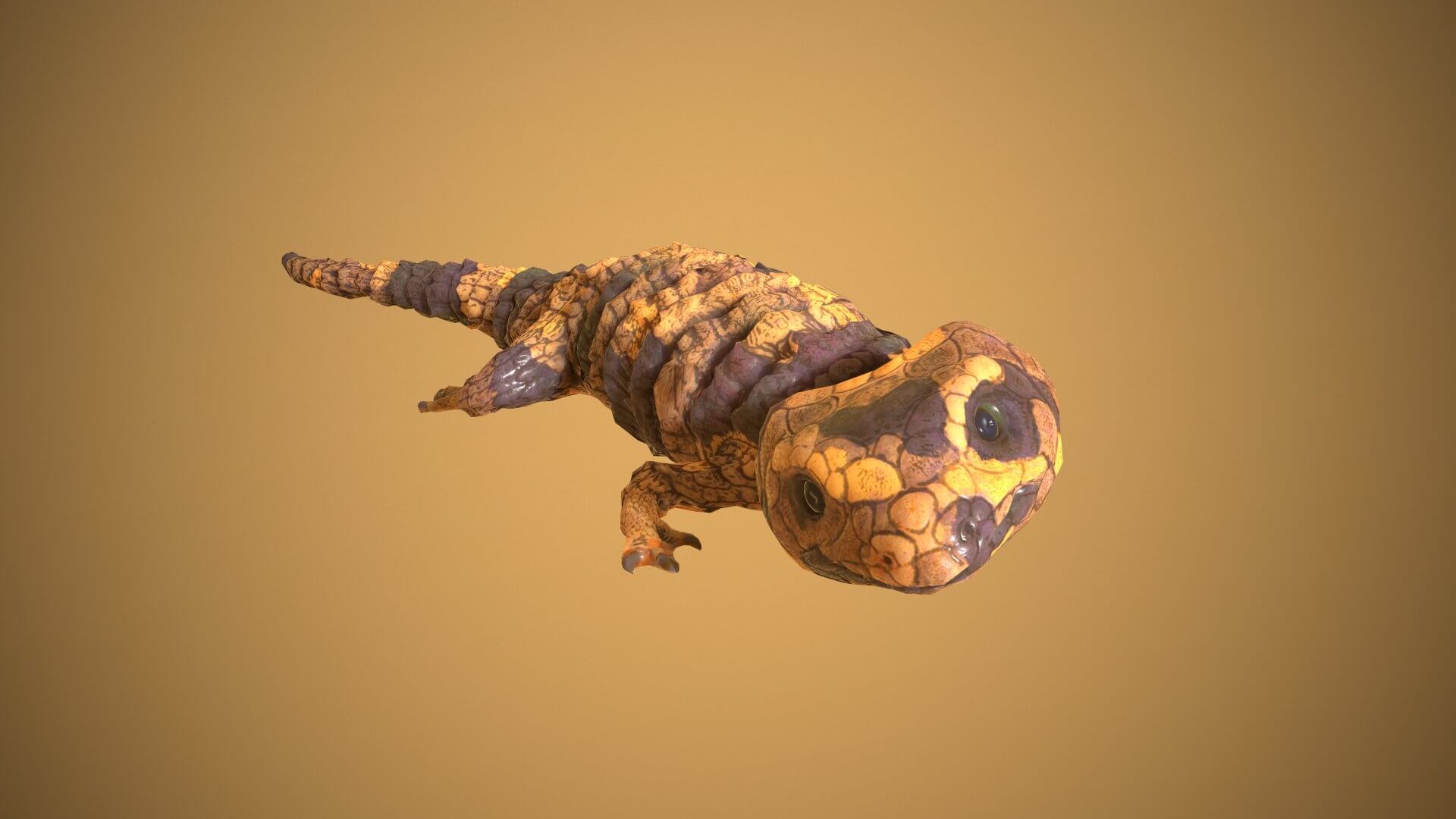 Lizard - 3D Model by Zelad