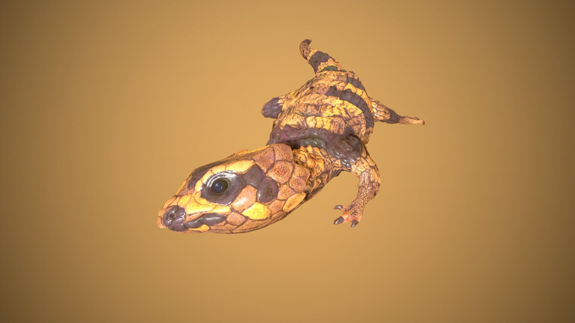 Lizard - 3D Model by Zelad