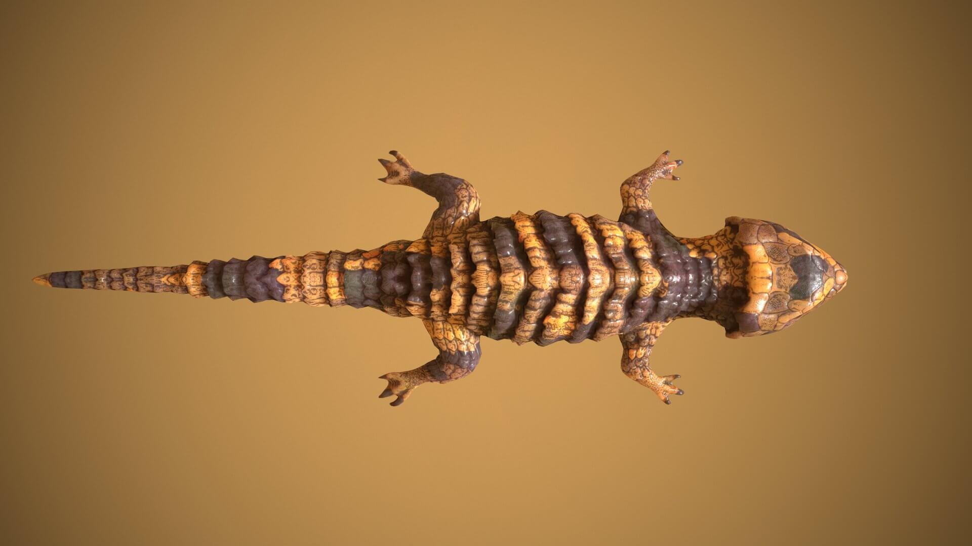 Lizard - 3D Model by Zelad