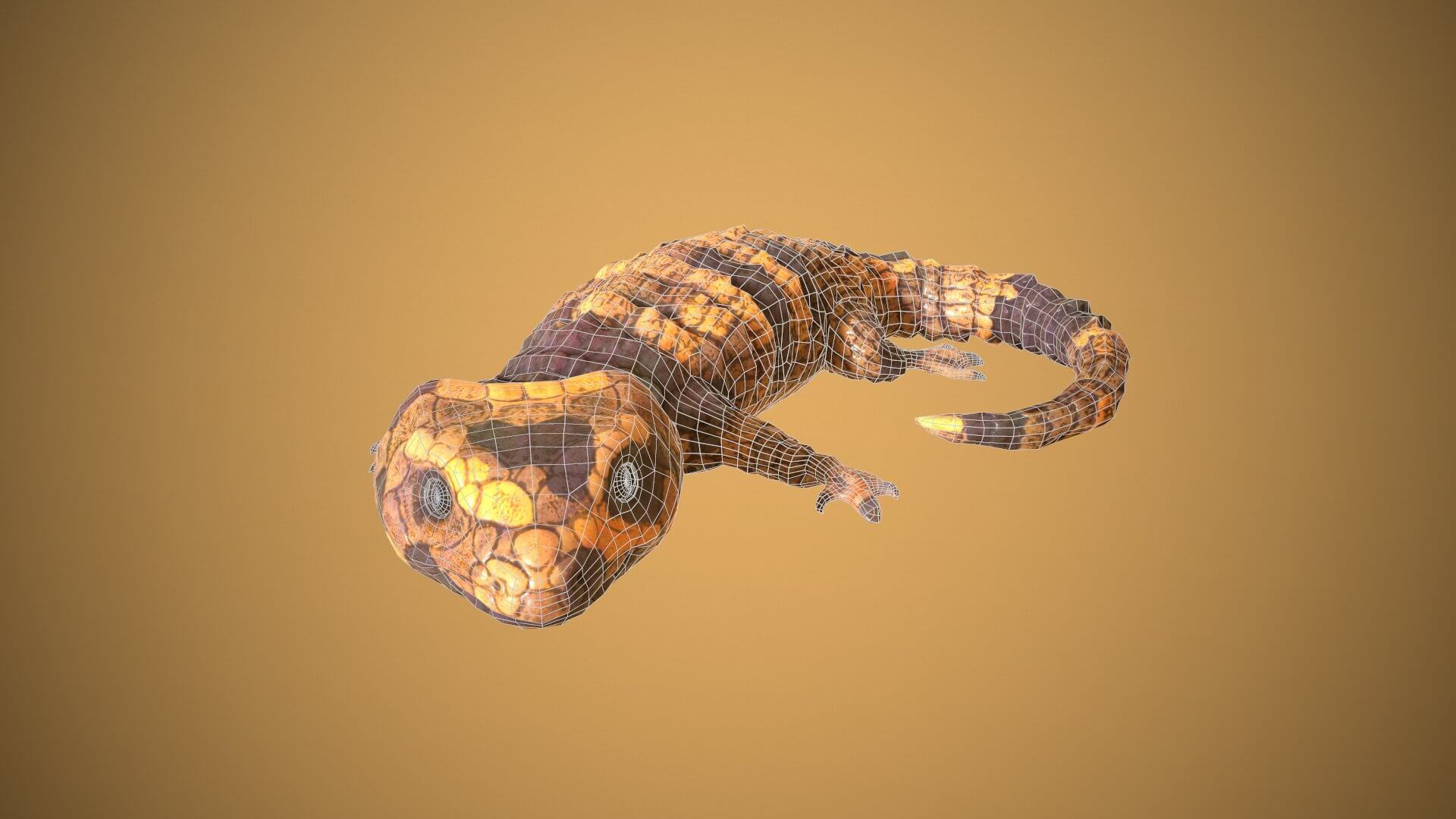 Lizard - 3D Model by Zelad